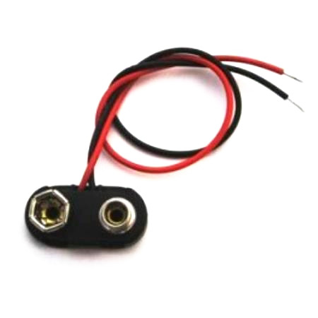 9 Volt Battery Connector for Guitar & Bass-T Type