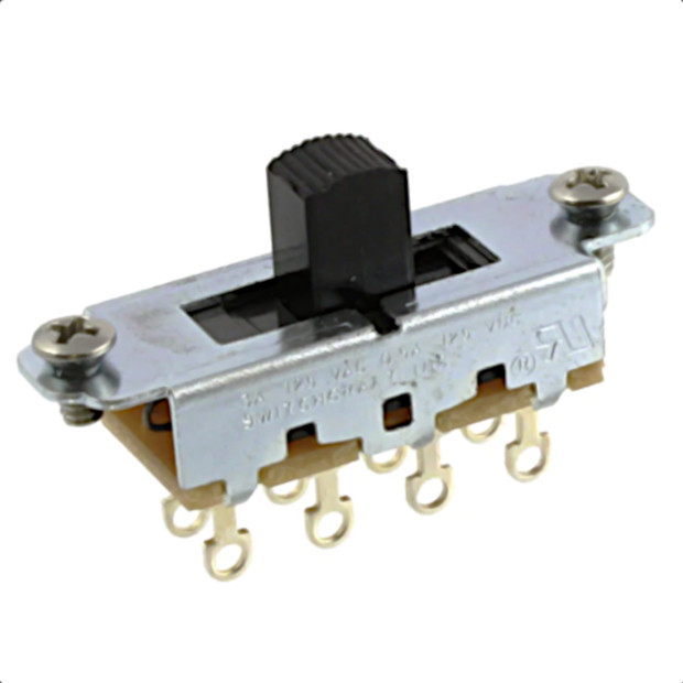 Switchcraft 3-Way Guitar Slider Switch-Black