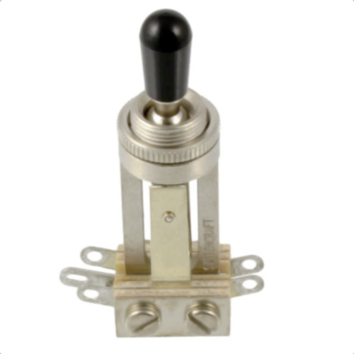 Switchcraft 3-Way Long Toggle Switch-Nickel