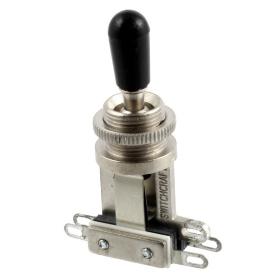 Switchcraft 3-Way Guitar Toggle Switch-Nickel