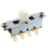 Switchcraft 3-Way Guitar Slider Switch-White