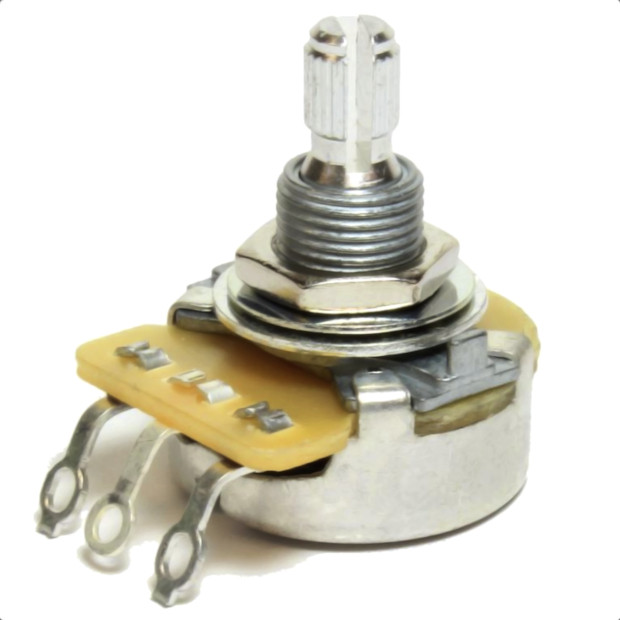 CTS 500K Reverse Audio Taper/Lefty Volume & Tone Guitar Pot