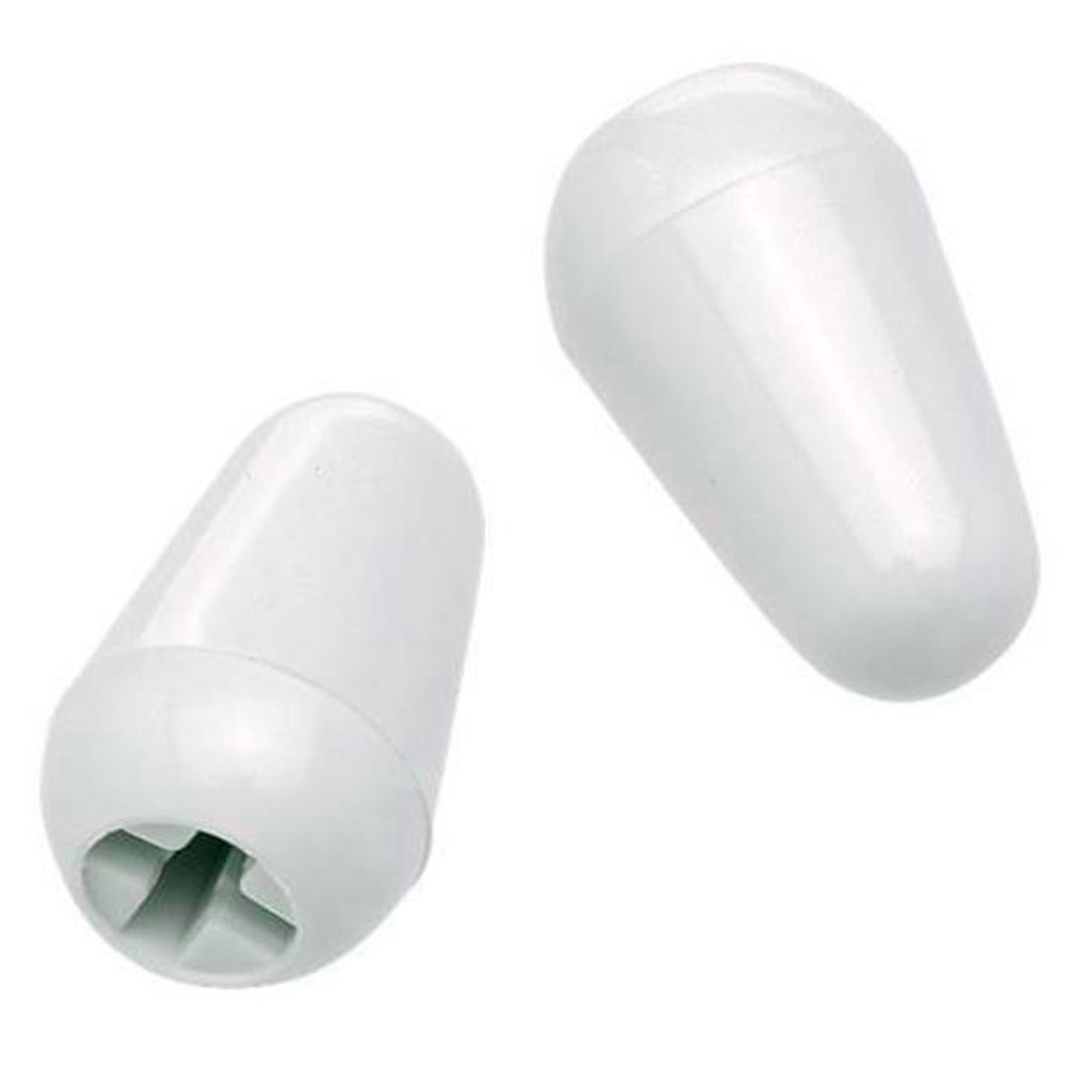 Original Fender USA Strat Switch Tip Knobs-White