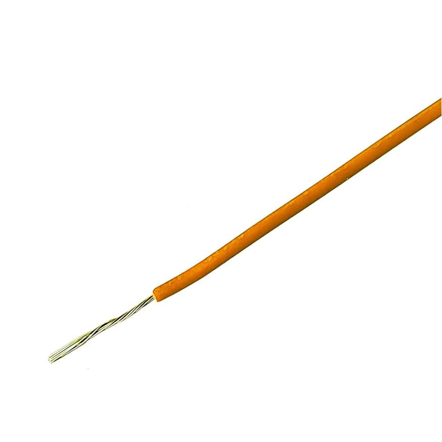 Stranded 26 Gauge Guitar Circuit Wire-Orange - GuitarElectronics.com