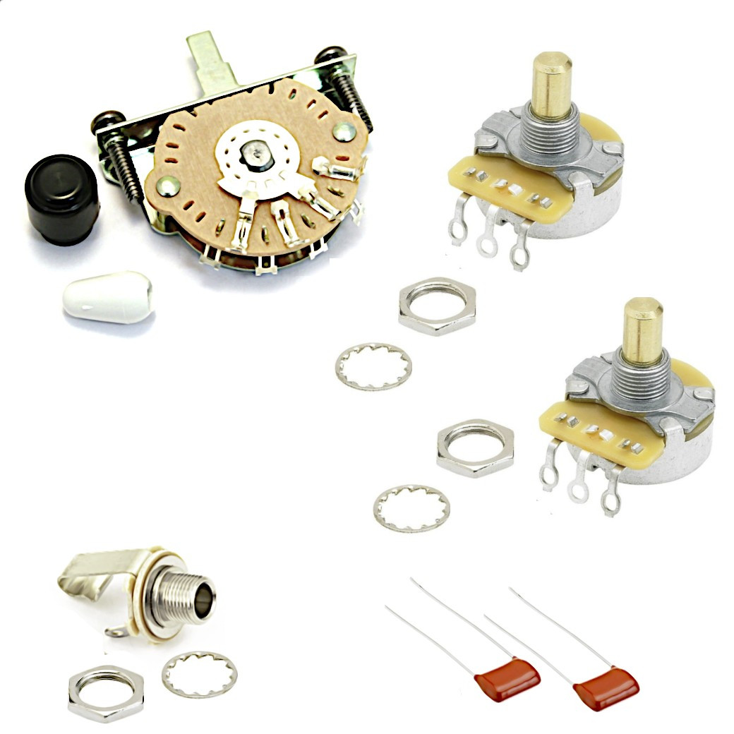 Original Fender® Telecaster Electronics Parts Kit - GuitarElectronics.com