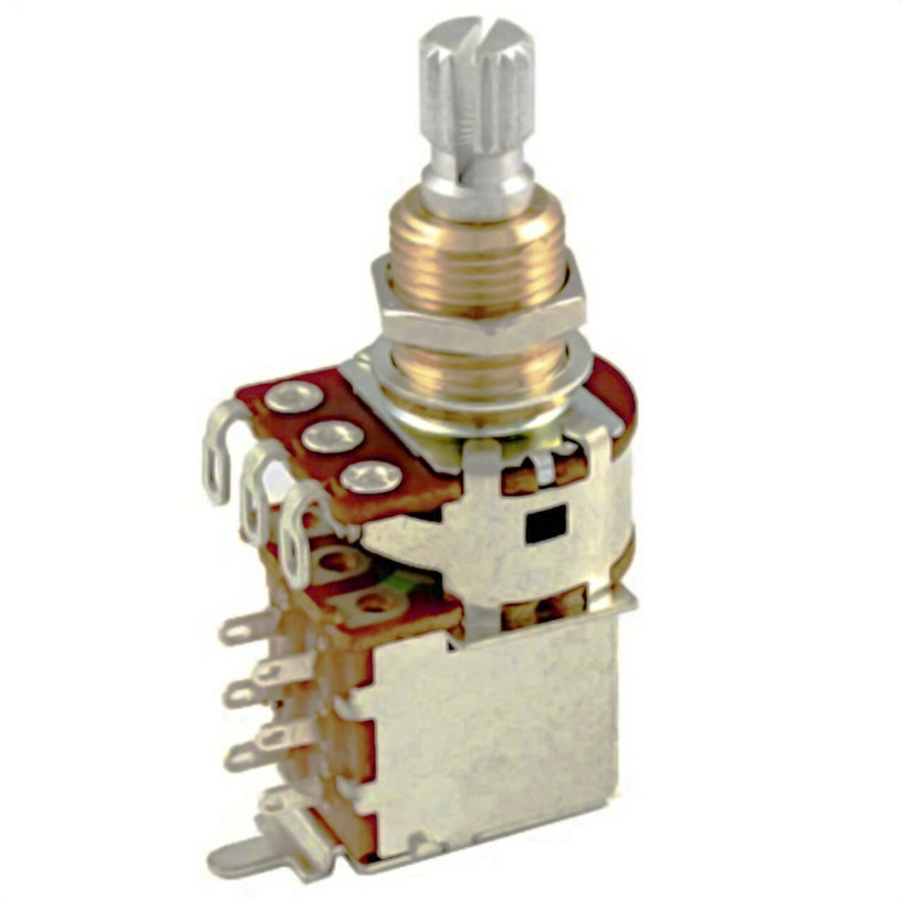 Guitar Pots: Push/Pull, Stacked, Blend | GuitarElectronics.com