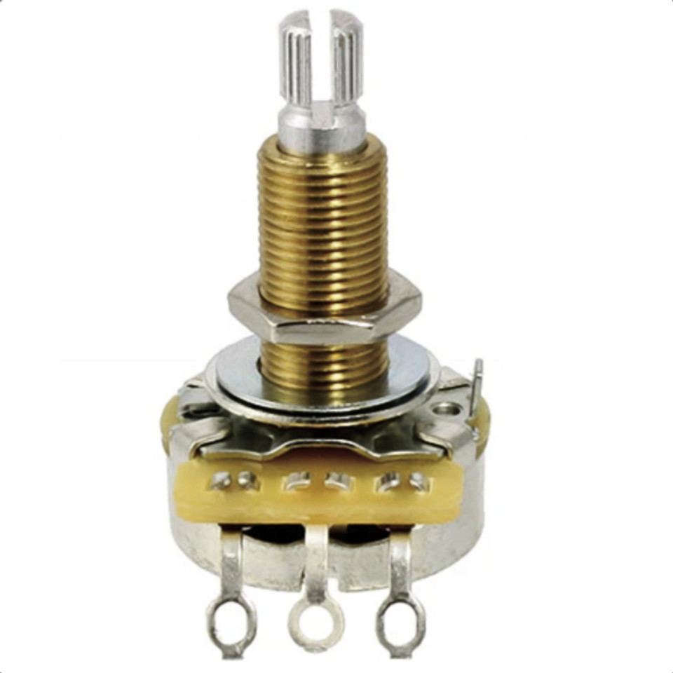 CTS 25K Long Shaft Audio Taper Volume Tone Guitar Pot cts-25k-long-shaft-audio-taper-volume-tone-guitar-pot