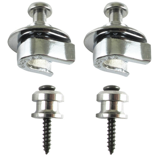 Grover Strap Lock System-Chrome