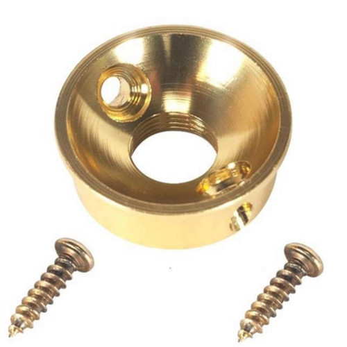 Electro-Socket Retrofit Tele Style Jack Plate-Gold