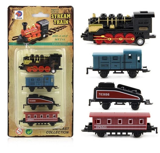 Diecast Train Set - Christmas Magic Makers