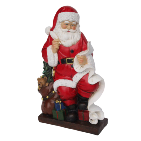 Santa Sitting With List - Christmas Magic Makers