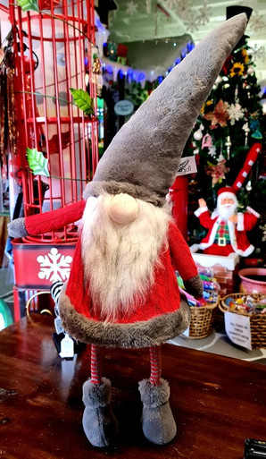 Plush Red/Grey Bobbing Gonk - 85cm High - Christmas Magic Makers