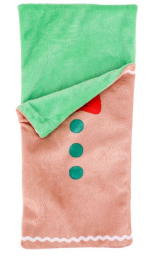 Elf Gingerbread Sleeping Bag - Christmas Magic Makers