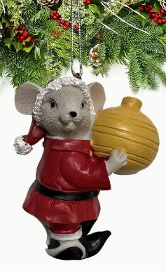 Christmas Mouse with Bauble Hanger - Christmas Magic Makers