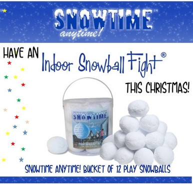 Snowtime Anytime 12 Pack Snow Bucket - Christmas Magic Makers