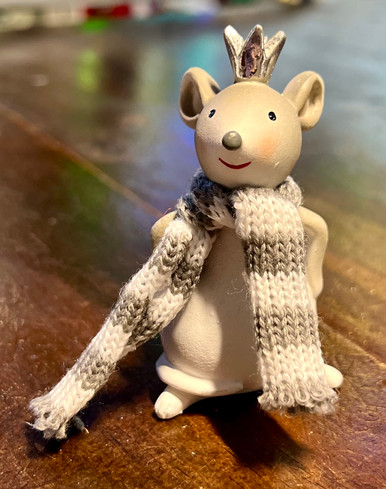 8cm Ceramic Mouse - Christmas Magic Makers