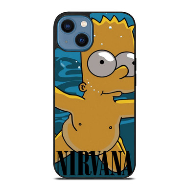 BART SIMPSONS NEVERMIND NIRVANA iPhone 14 Case Cover