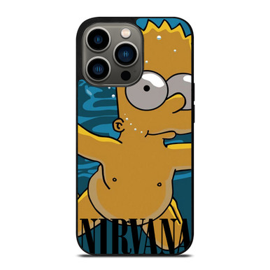 BART SIMPSONS NEVERMIND NIRVANA iPhone 13 Pro Case Cover