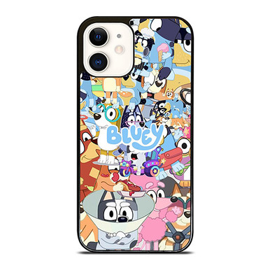 BLUEY CARTOON CHARACTERS COLLAGE iPhone 12 Case Cover