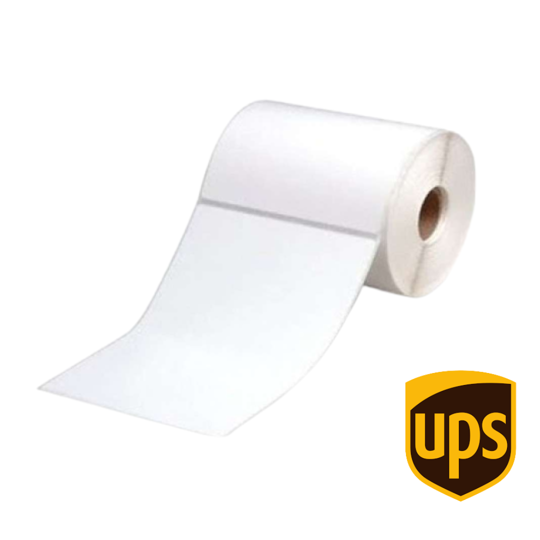 UPS Direct Thermal Perforated Labels - 100mm X 150mm - 25mm Core - 400L ...