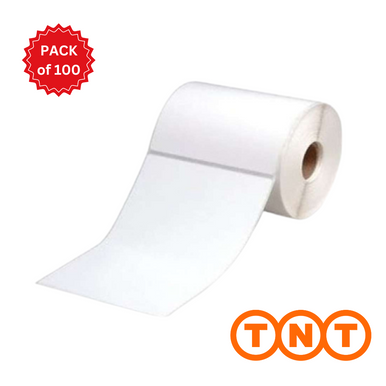 TNT Direct Thermal Perforated Labels - 100mm X 150mm - 25mm Core - 400L ...