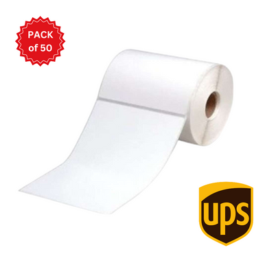 UPS Direct Thermal Perforated Labels - 100mm X 150mm - 25mm Core - 400L ...