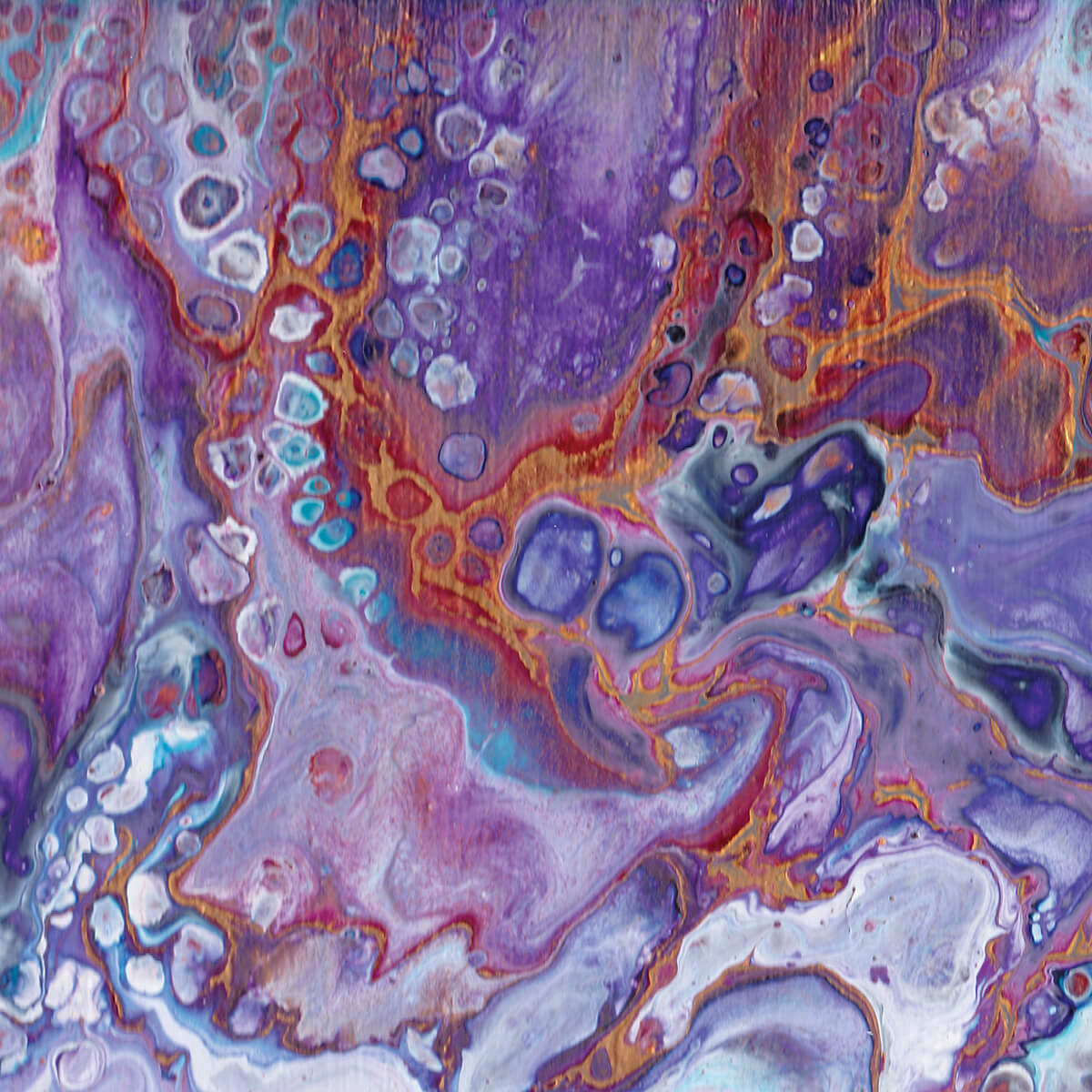 Psychedelic Splash - Abstract Wallpaper Design | ShopCat Interiors