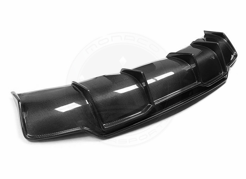 Tesla Model 3 Carbon Fiber V Style Diffuser