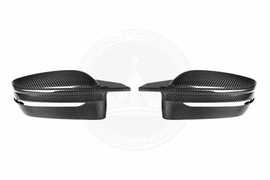 BMW 840i Carbon Fiber M Style Mirror Cover Replacements (V2)