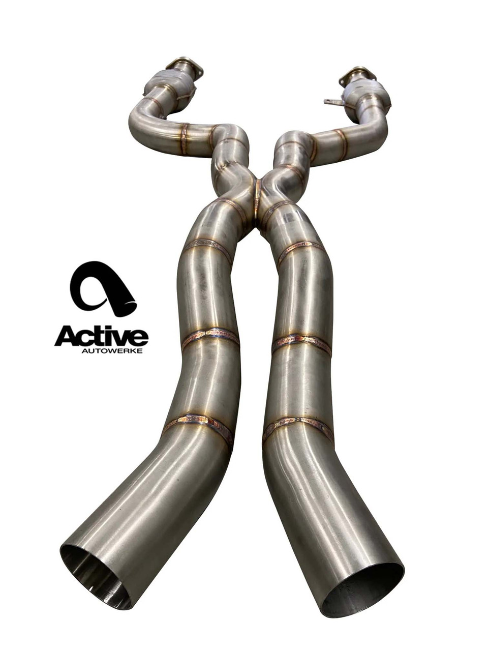 Active Autowerke 2021+ G80/G82 M3/M4 Signature Mid-Pipe with X-Pipe