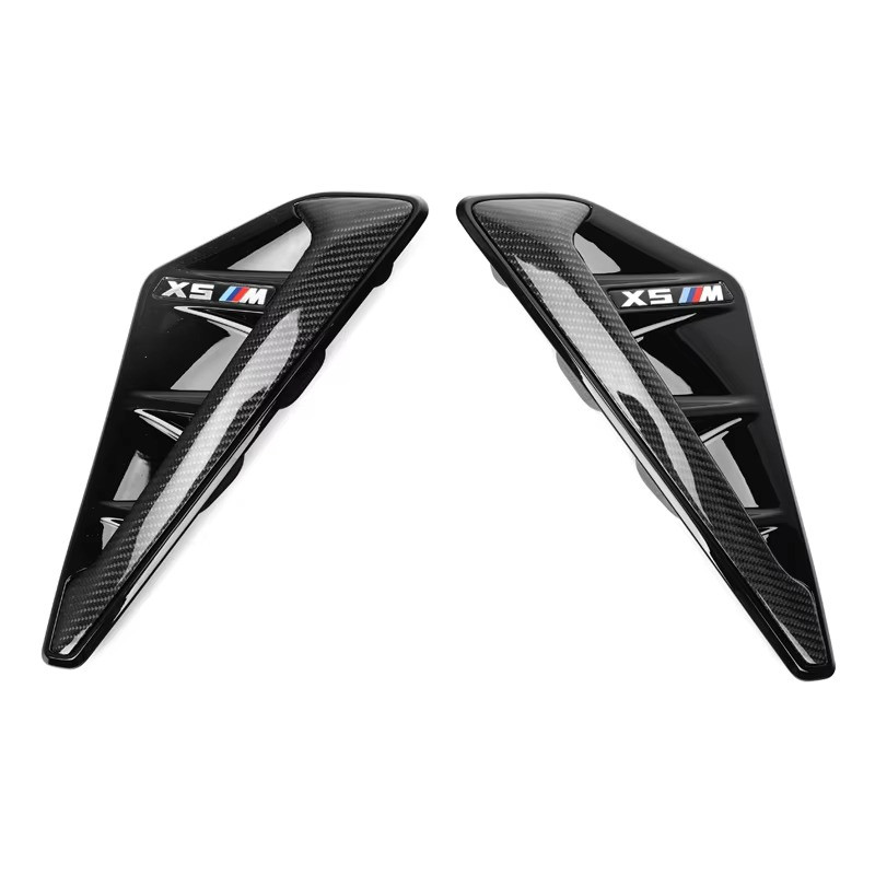 BMW F95 X5M G05 X5 Dry Carbon Fiber Side Fender Vent Trim Covers | New ...