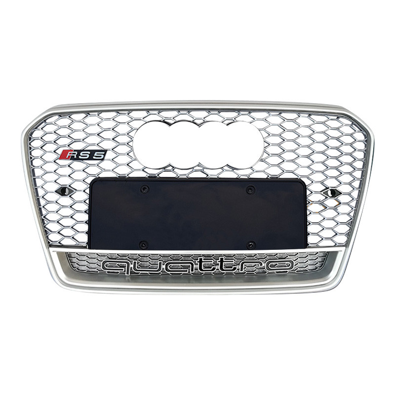 2013-2017 Audi RS5 Honeycomb Grille with Quattro in Lower Mesh | B8.5 A5/S5