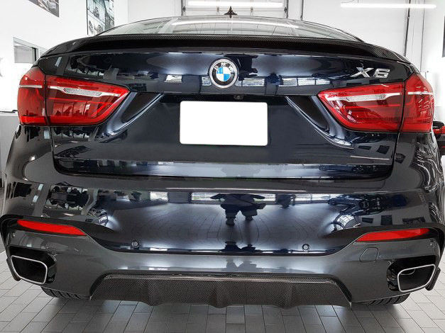 BMW F16 X6 M Sport Carbon Fiber Performance Style Diffuser
