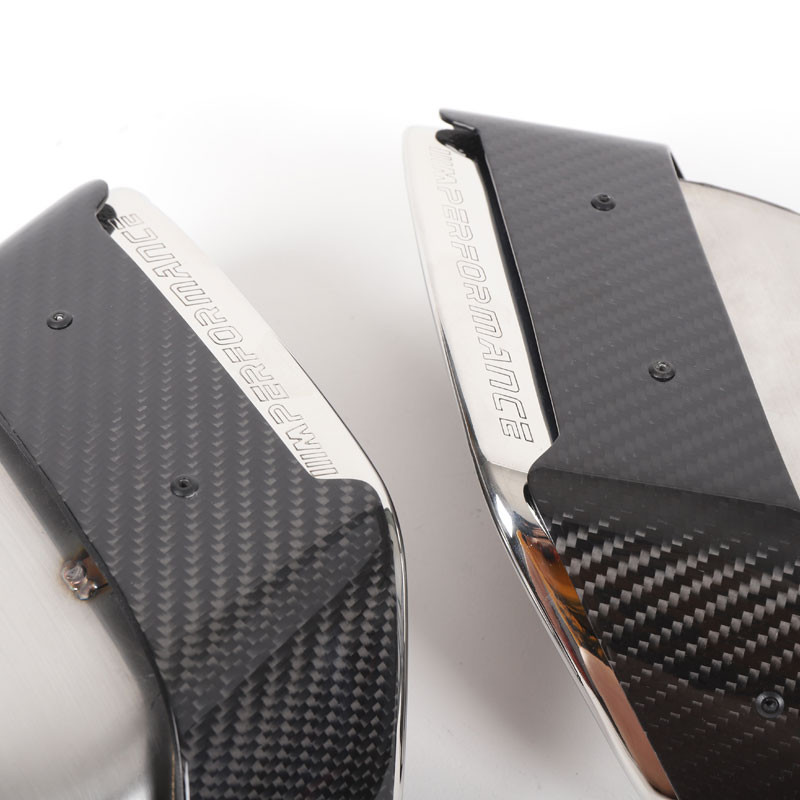BMW 5 Series G30 Carbon Fiber Square Exhaust Tips