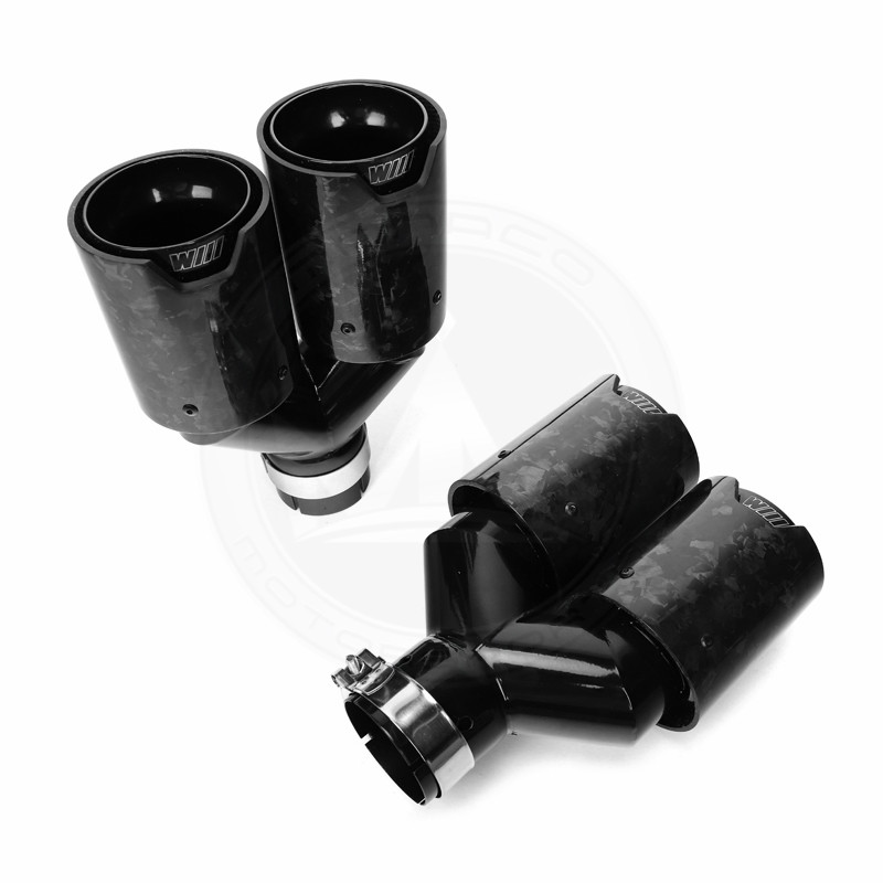 BMW M Performance Y Shaped Forged Carbon Fiber Exhaust Tips