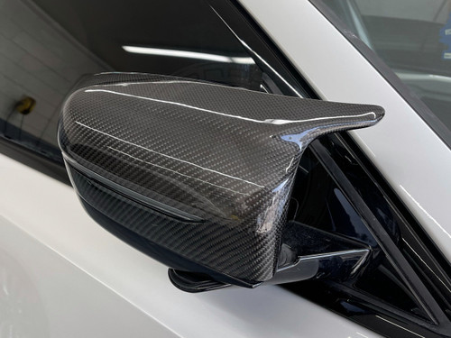 BMW 840i M850i Carbon Fiber M Style Mirror Cover Replacements