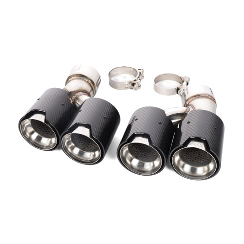 BMW 5 Series G30 M Performance Carbon Fiber Quad Exhaust Tips