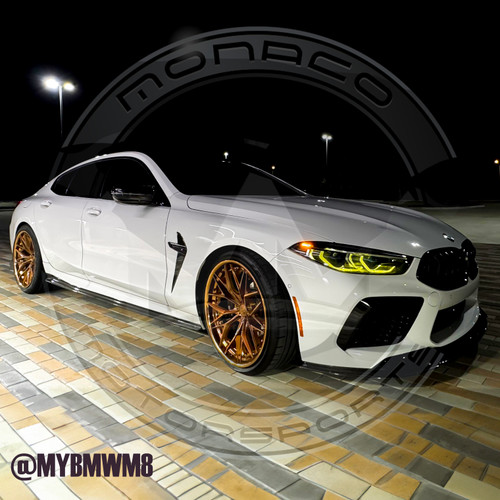 2019+ BMW M8 840i M850i Yellow CSL Style DRL Laser Headlights