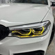 2017-2020 BMW M5 5 Series F90 G30 CSL Style Yellow DRL LED Headlights