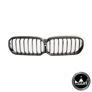 2021 BMW F90, G30, M5 & 5 Series Gloss Black Single Slat Grilles