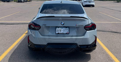 2022+ BMW G87 G42 M2 230i M240i CS Style Carbon Fiber Trunk Spoiler