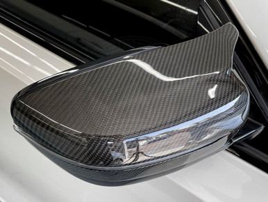 BMW 840i M850i Carbon Fiber M Style Mirror Cover Replacements