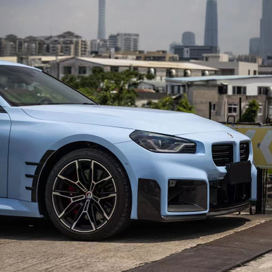 2023+ BMW G87 M2 Carbon Fiber M Performance Front Lip 3 Piece Set