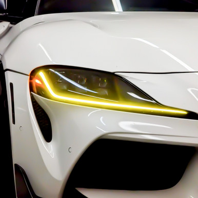2020+ Toyota Supra MK5 A90/A91 Yellow CSL Style DRL Headlight Modules