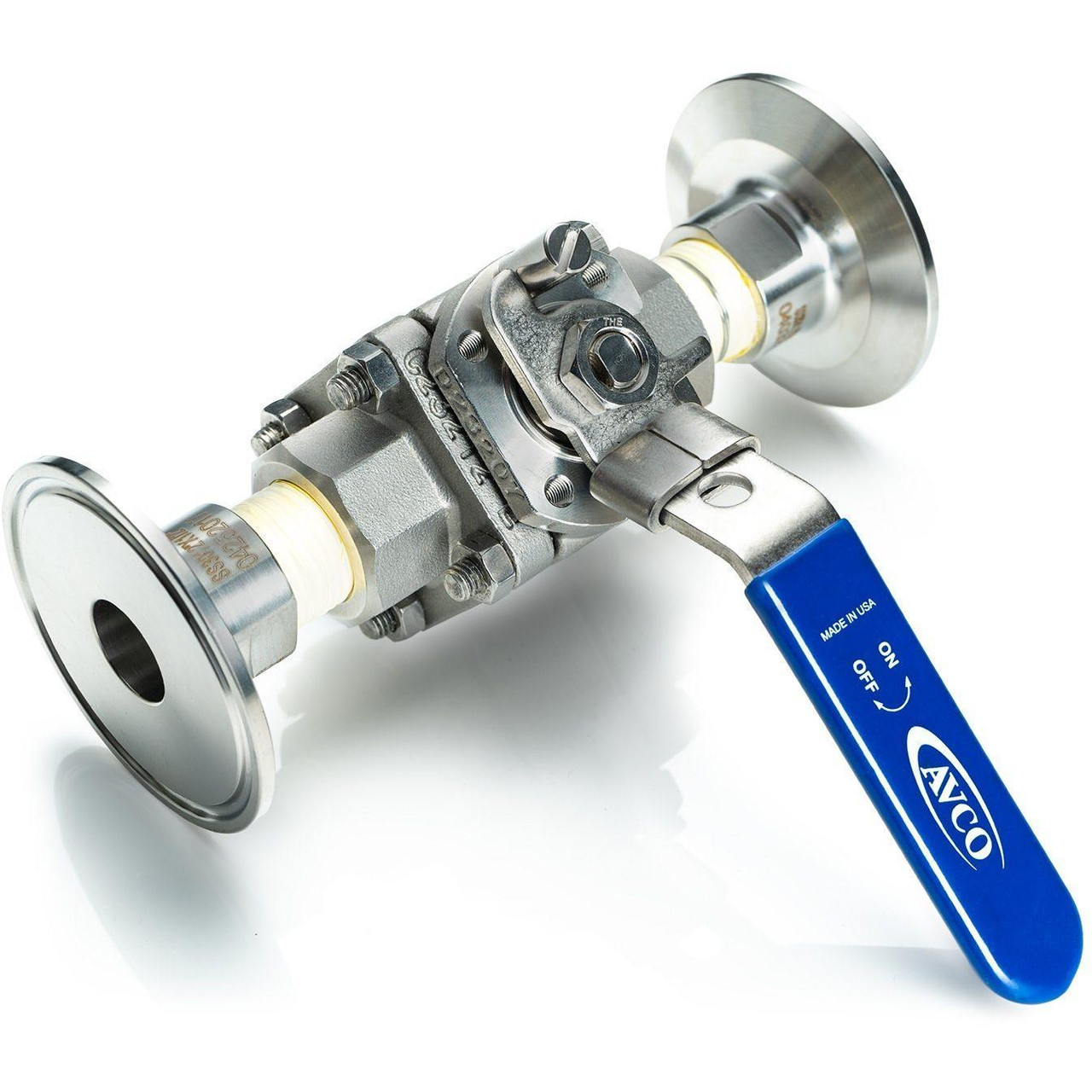 AVCO Low Temperature Ball Valves with Tri-Clamp Connections