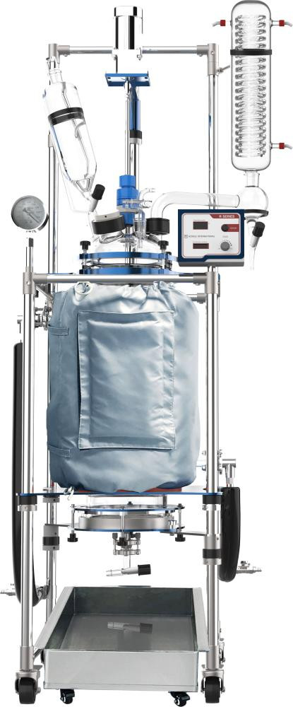 Ai 50L Single Jacketed Filter Glass Reactor - LeDAB