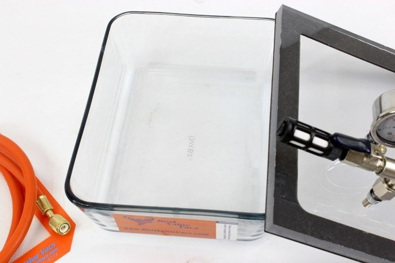 2.75 Quart Pyrex Vacuum Chamber - Best Value Vacs