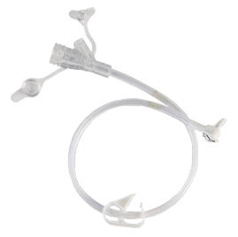 Mini Classic Button 12" Bolus Feeding Set with Y-Port