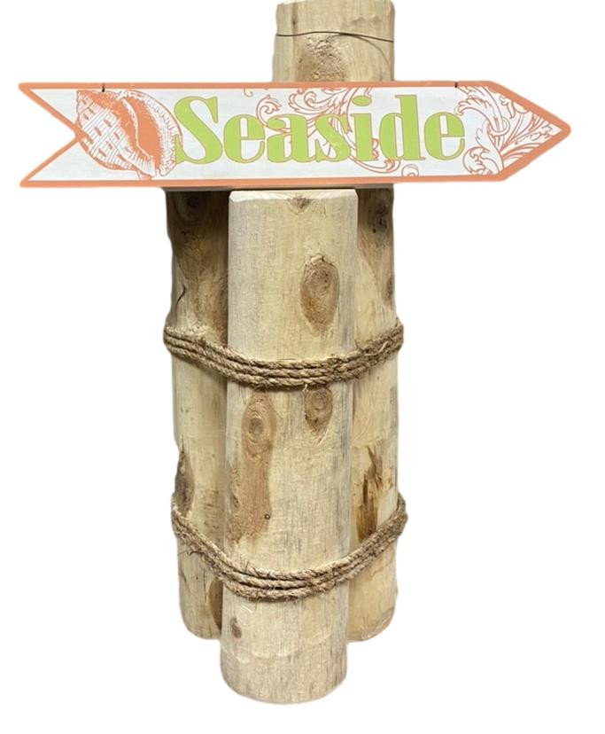 Arrow Wood Signs Beach, Boardwalk, Seaside, Sunbathing