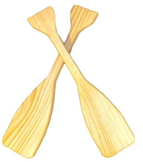 18" Unfinished Paddles / Oars Ready to paint.